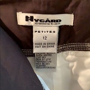 Peter Nygard | Skirts | Nygard Collection Brown And White Floral Skirt ...
